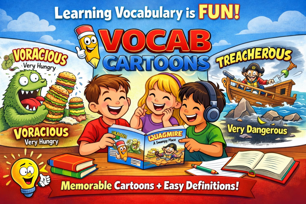 📚🎨 Why Learning Vocabulary Is Easier (and More Fun!) with VocabCartoons ...